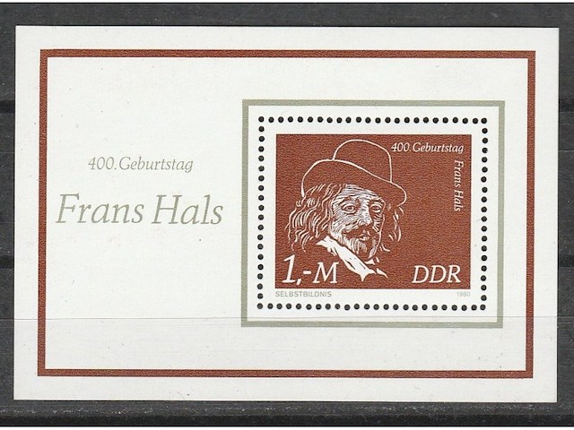 DDR - Frans Hals - 1980 - MNH