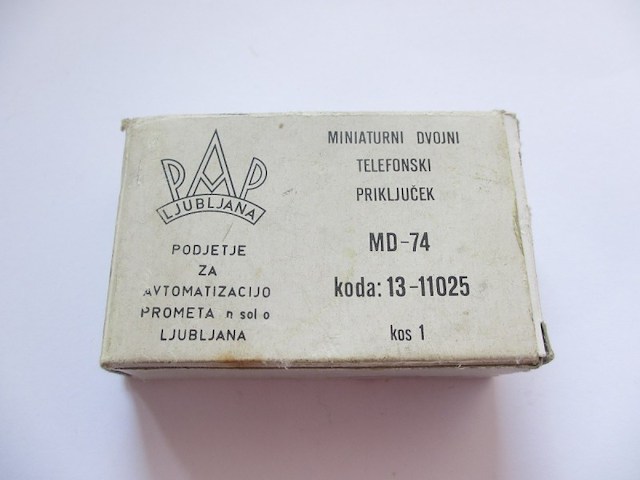 Miniaturna Kutija za dvojni telefonski priključak MD-74