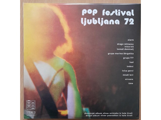 Various – Pop Festival Ljubljana 72 - Boom 2xLP