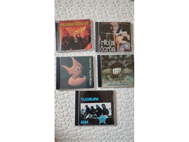 CD lot Riblja Čorba,Yu grupa,Galija,Orthodox Celts...