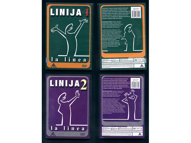 LINIJA - LA LINEA 1 &; 2 - Komplet od dva DVD diska