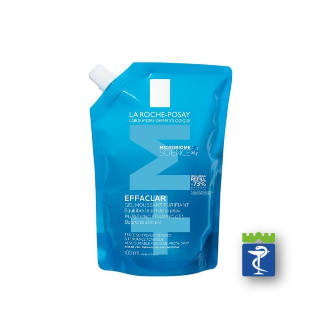 LA ROCHE-POSAY EFFACLAR PENUŠAVI GEL ZA MASNU KOŽU REFILL 400ML