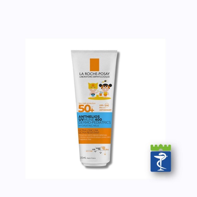 LA ROCHE-POSAY ANTHELIOS UVMUNE 400 DERMO - PEDIATRICS HIDRATANTNO MLEKO ZA ZAŠTITU OD SUNCA ZA DECU SPF 50+ 250ML