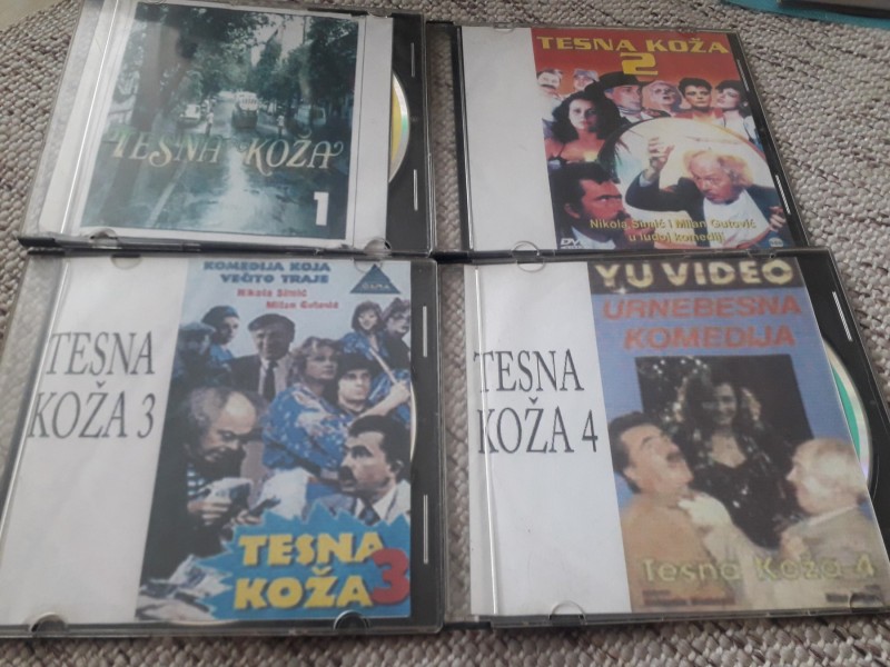 Dvd Tesna koza 4 kom