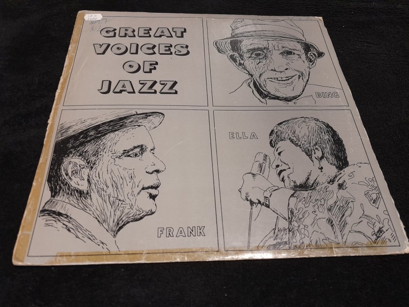 LP Great voices of Jazz / Sinatra, Ella, Bing