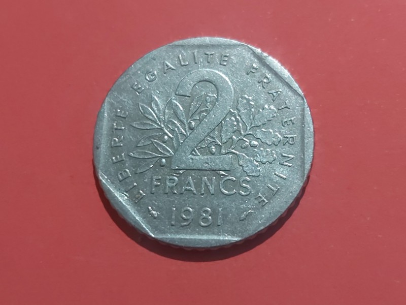 Francuska - 2 francs 1981 god