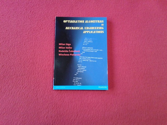 Optimisation Algorithms in Mechanical Engineering