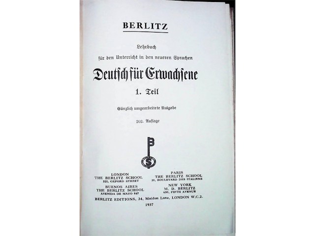 nemacki ➡️ Deutsch für Erwachsene  ➡️ 1937g