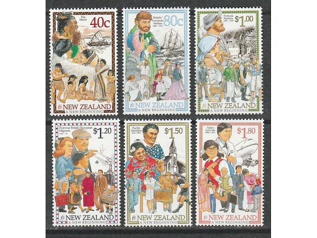 Novi Zeland, New Zealand - 1997 - Immigrants - MNH