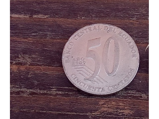 EKVADOR ECUADOR 50 C 2000 VELIKA