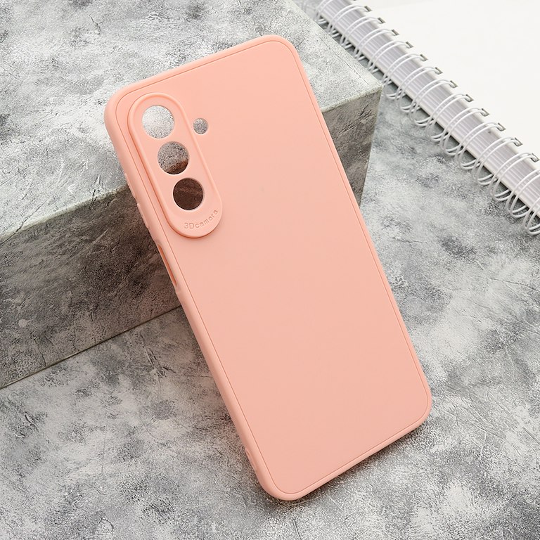 Zastitna maska (futrola) Soft 3D camera - Samsung A266 Galaxy A26 5G roze (MS)