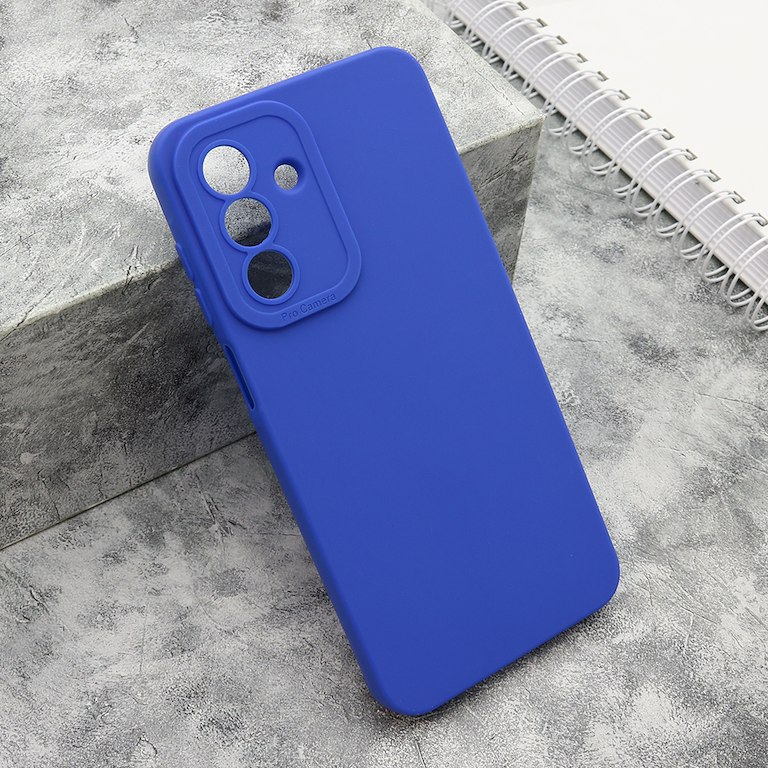 Zastitna silikonska maska (futrola) Pro Camera - Samsung A266 Galaxy A26 5G tamno plava (MS)