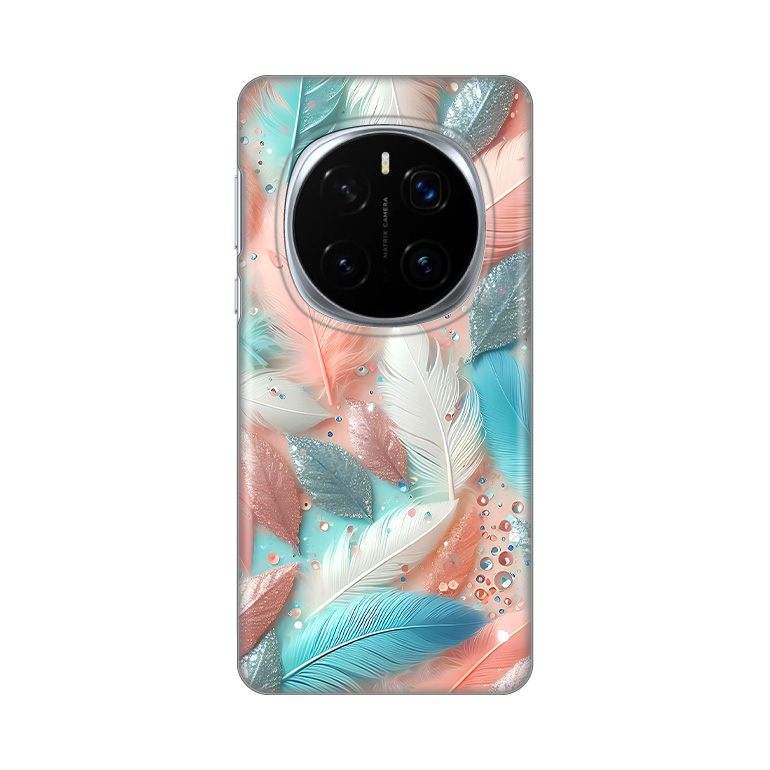 Zastitna silikonska maska (futrola) PRINT - Huawei Honor Magic 7 Pro Pastel Feathers
