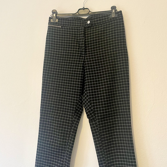 Kockaste ženske pantalone H&M