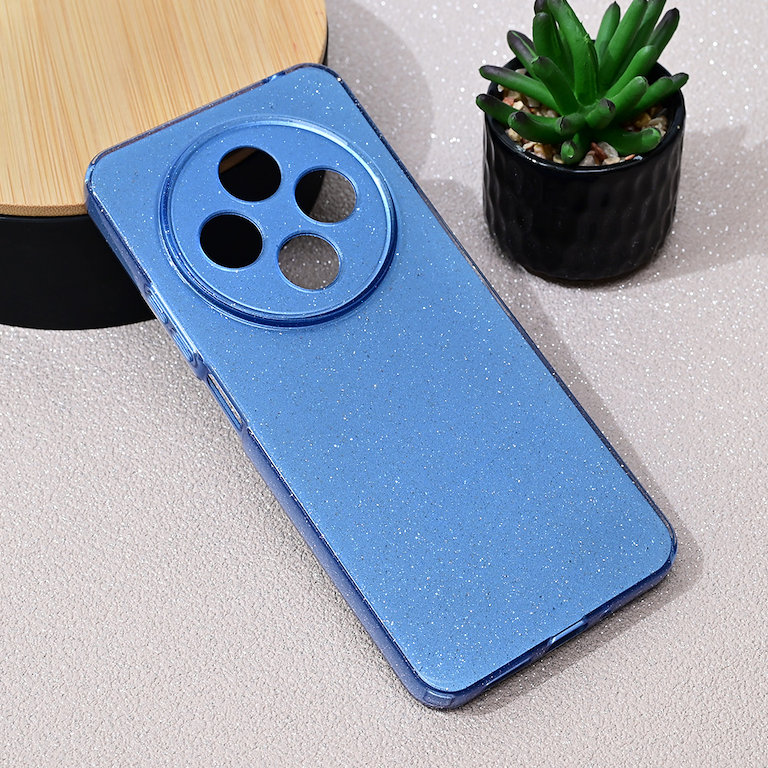Zastitna maska (futrola) Sparkle Dust - Xiaomi Redmi 14C/Redmi A4 svetlo plava