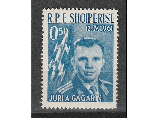 Albania - 1962 - ‭Yuri Gagarin and Vostok 1 - MNH