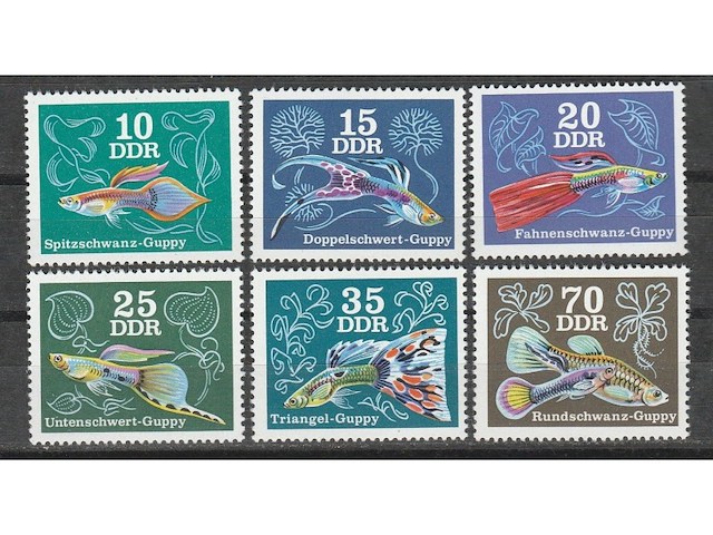 DDR - 1976 - Ornamental Fish - MNH