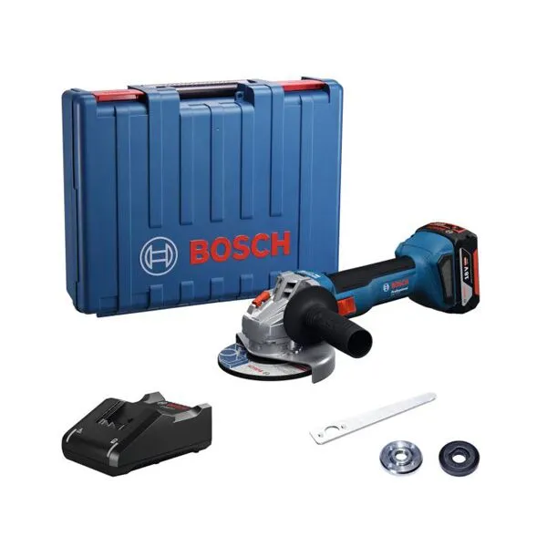 Bosch Aku ugaona brusilica GWS 18V-8 1×4,0Ah+punjač+kofer (06019N9021)