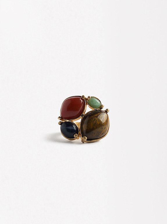 Ring With Multicolor Stones