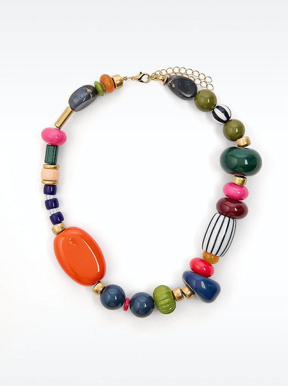 Necklace With Crystals And Beads