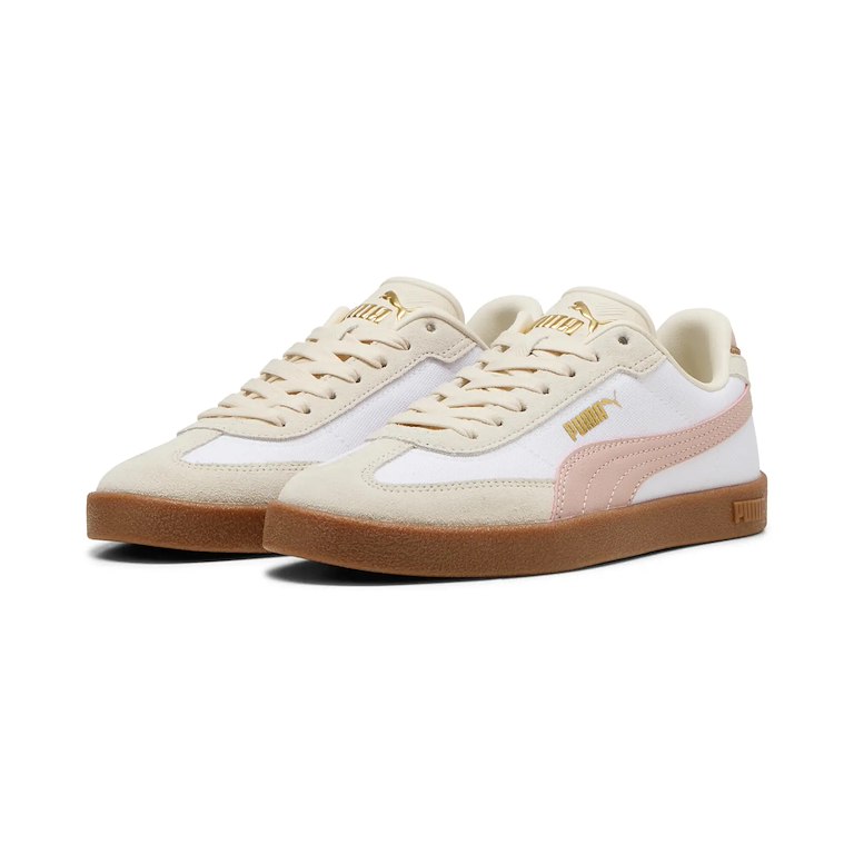 PUMA Patike za devojčice Club II Era CV Jr, 401572-01, Bež-roze