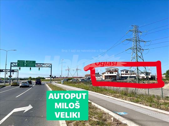 izlaz na Autoput Miloš Veliki-opis u tekstu oglasa