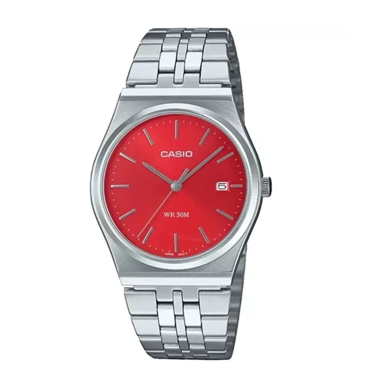 CASIO Ručni sat MTP-B145D-4A2VEF, Crveno-srebrne boje