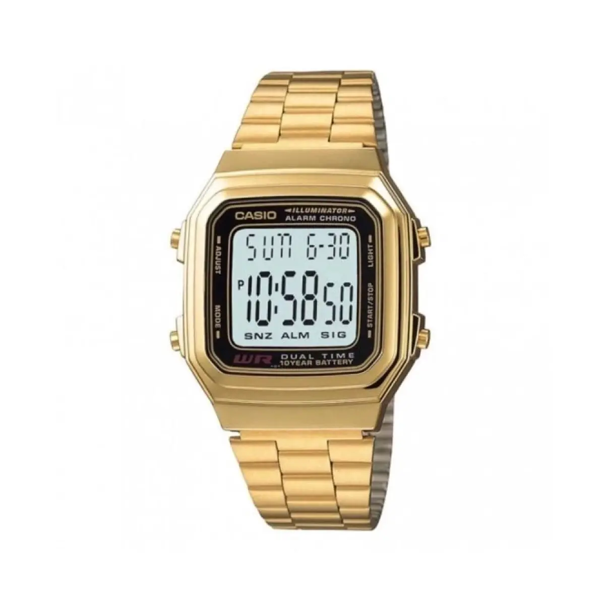 CASIO Ručni sat A178WGA-1A, Zlatne boje