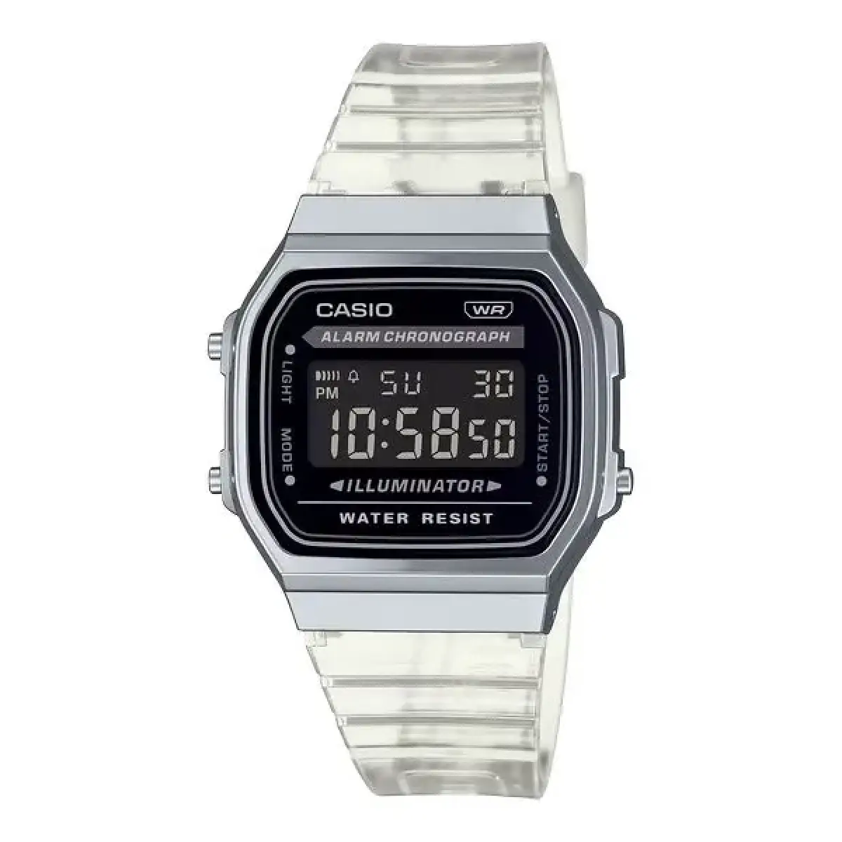 CASIO Ručni sat A168XES-1BDF, Srebrne boje