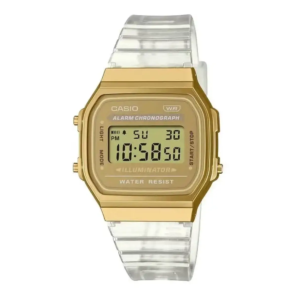 CASIO Ručni sat A168XESG-9ADF, Zlatne boje