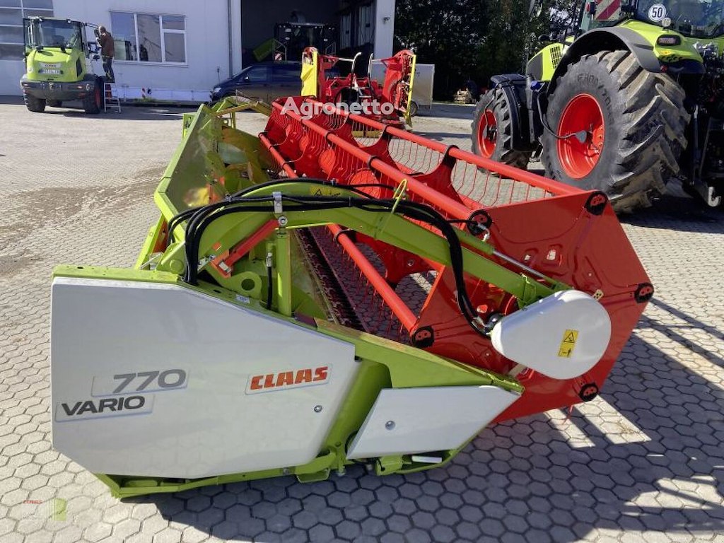 Novi Claas VARIO 770 + TRANSPORTWAGEN NEU adapter za žito