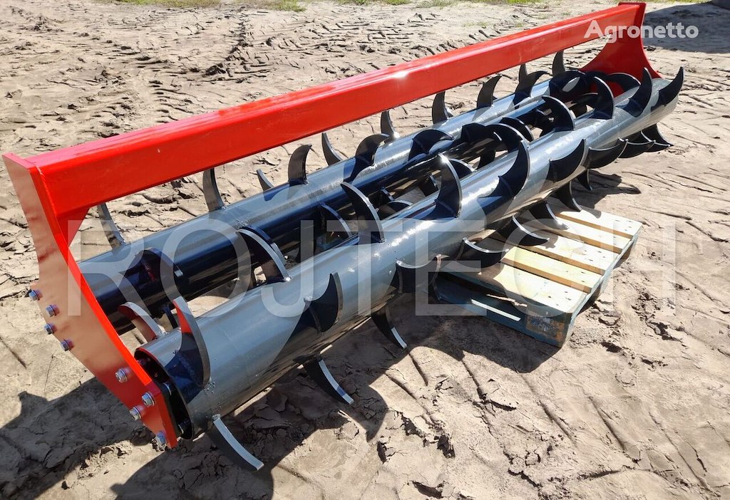 Novi New double spiked roller with frame, tandem, mulching 3 meters poljoprivredni valjak