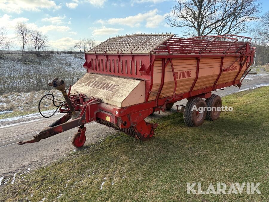 Prodaje se Krone Turbo-2800T samoutovarnu prikolicu na aukciji