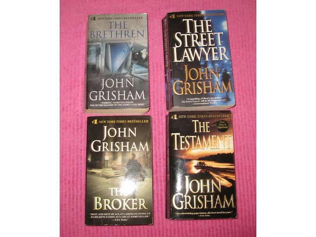 JOHN GRISHAM - 4 ROMANA NA ENGLESKOM