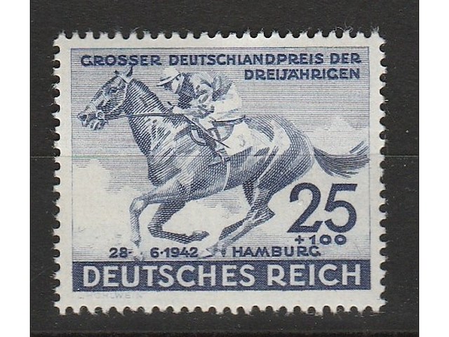 Deutschlandpreis des Blauen Bandes in Hamburg-1942-MNH