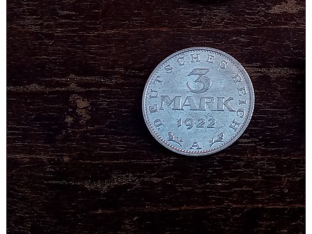 NEMACKA 3 MARKE 1922 A