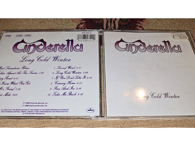 Cinderella - Long cold winter , ORIGINAL