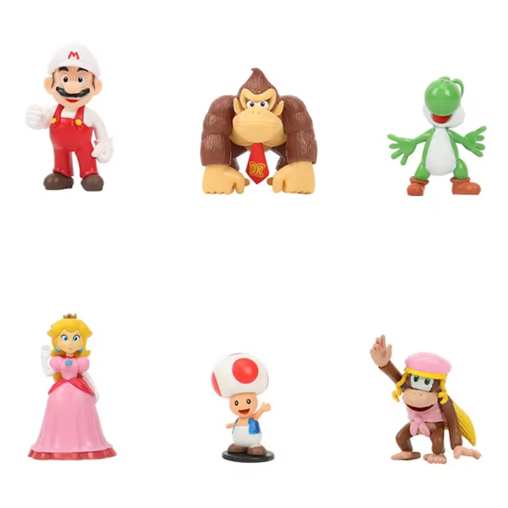 Super Mario Bros - Mario Yoshi Luigi (mini set of 6pcs) v4