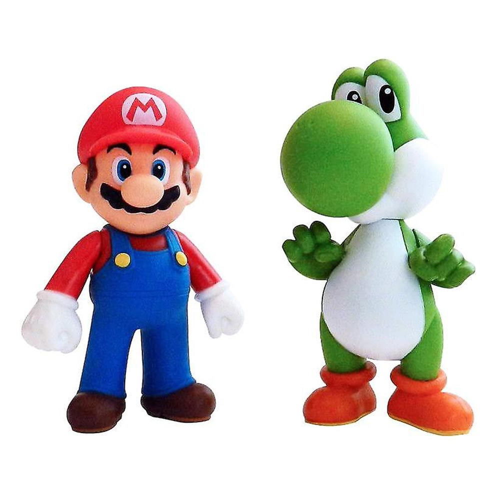 Super Mario Action Figures - Mario and Yoshi