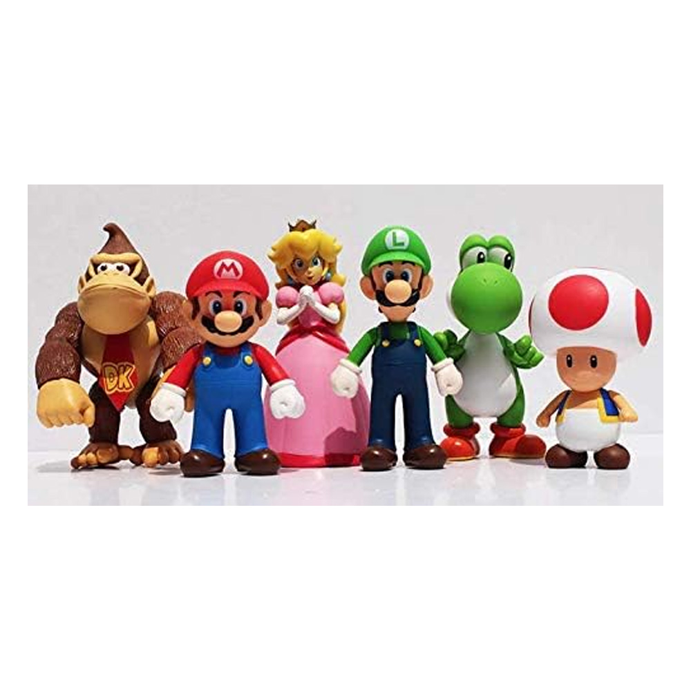 Super Mario - Mario Characters set (6pcs)