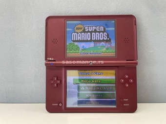 Nintendo DSi LL engleski čipovan 32GB bordo kao nov