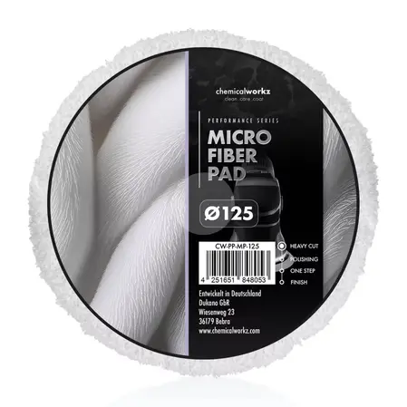 Chemicalworkz Microfiber pad 125mm