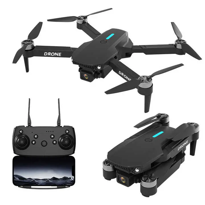 Dron na daljinsko upravljanje sa dve kamere, Crni