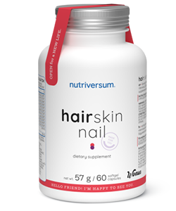 NUTRIVERSUM Hair Skin Nail
60 softgel kapsula