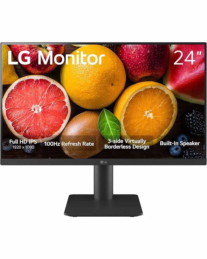 LG Monitor 24MS550-B, 24'', Crni