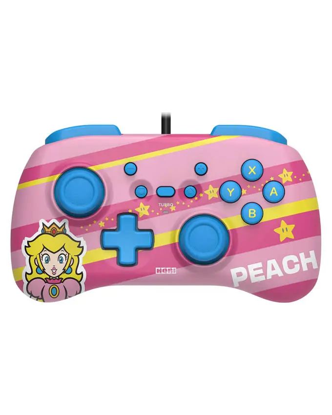 HORI Konzola Horipad Mini Peach, Super Mario Series, Roze-žuta