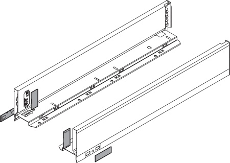 LegraBox Stranica M Orion Grey L-350mm - 770M3502S ( 421-821 )