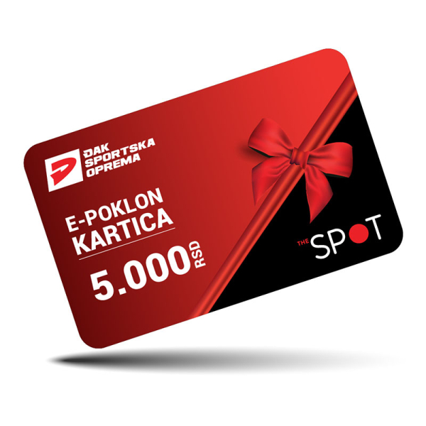 DJAK GIFT CARD-SPORTSKA OPREMA-5000 DINARA UNISEX