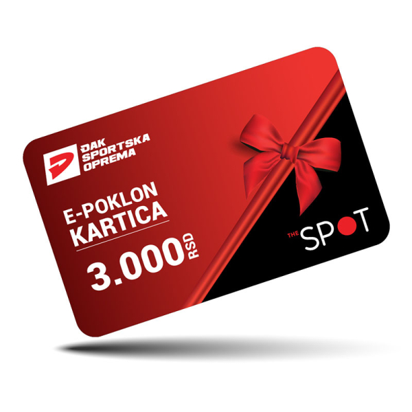 DJAK GIFT CARD-SPORTSKA OPREMA-3000 DINARA UNISEX