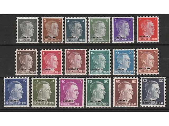 Deutsche Besetzung 2. WK - Ostland - 1941 - MNH